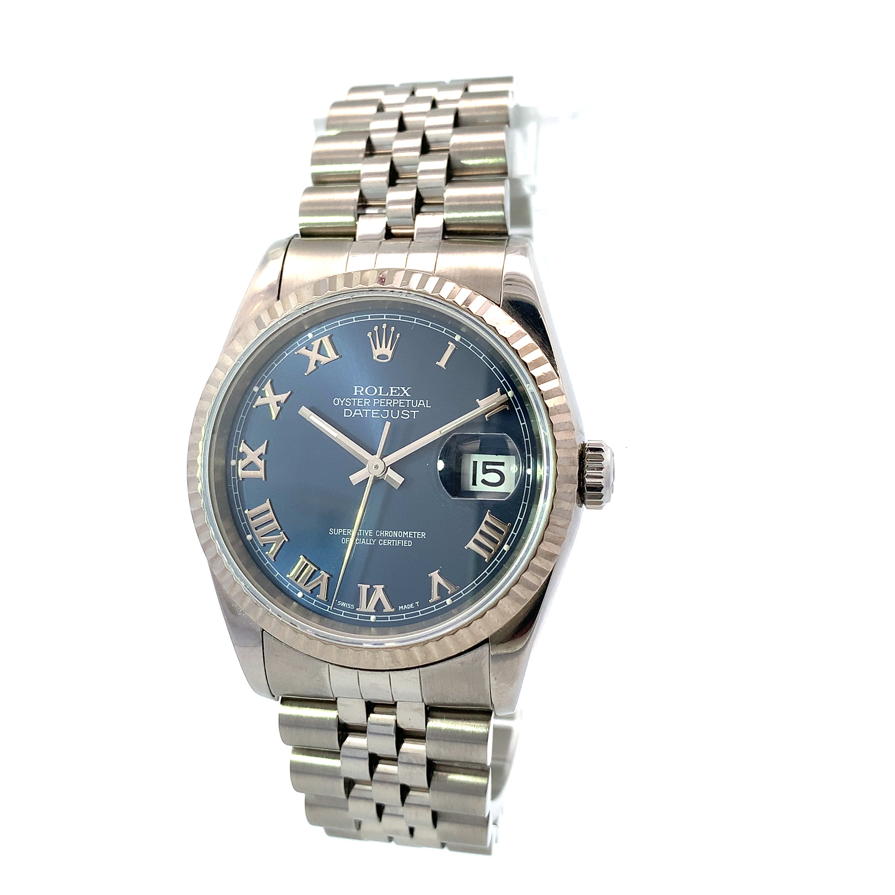 ROLEX - Oyster Perpetual Datejust Blue Dial 36mm – Generales ...